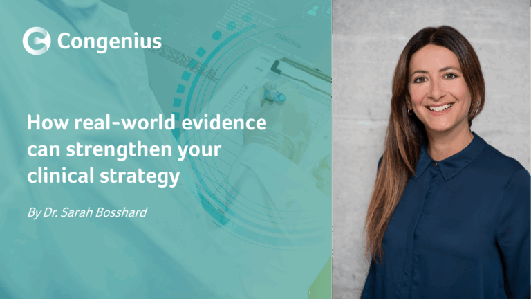 How real-world evidence can strengthen your clinical strategy | Congenius